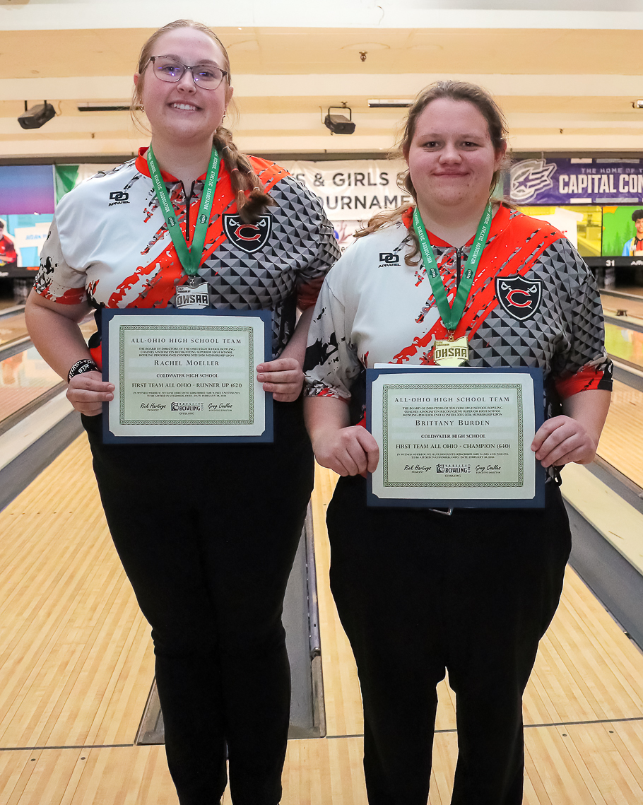 Coldwater Duo Takes Top Two Spots at Girls State Bowling Tourney ...